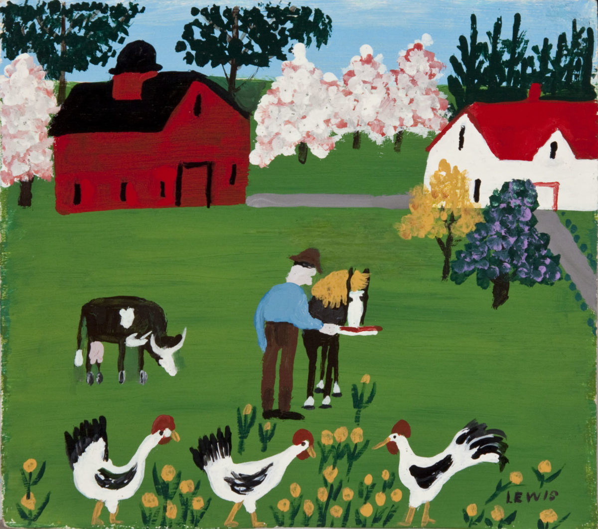 Feeding the Horse – Maud Lewis